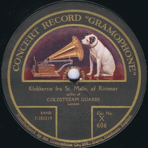 Record Labels from Gramophone and His Master’s Voice in Denmark – 78rpm ...